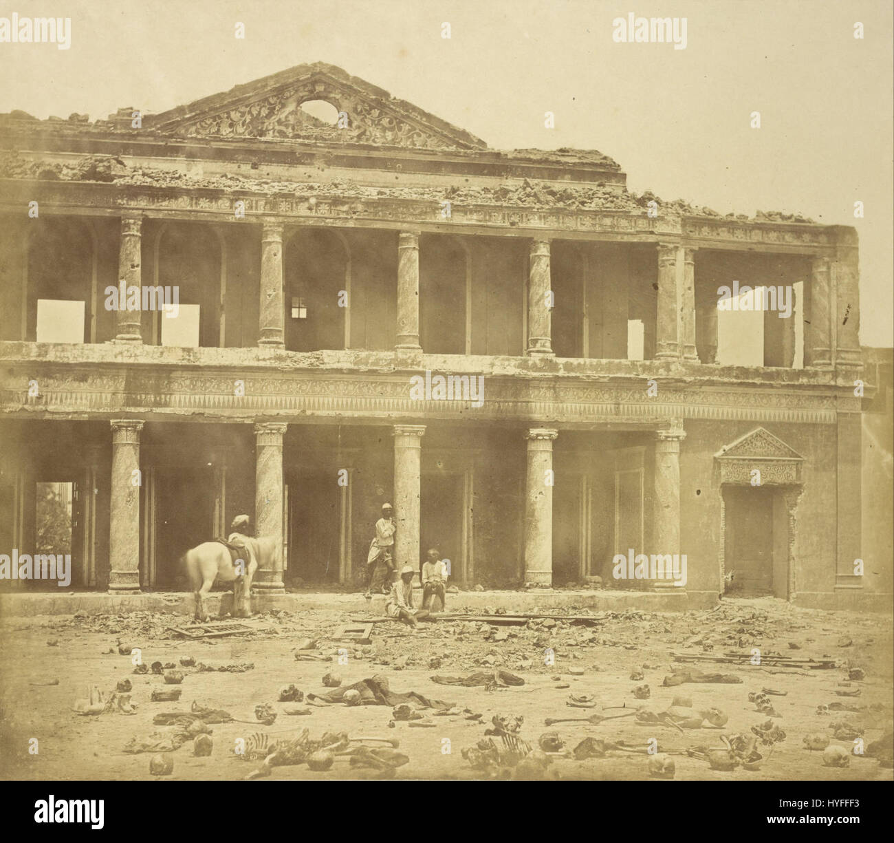 Felice Beato (British, born Italy (Interior of the Secundrabagh After ...