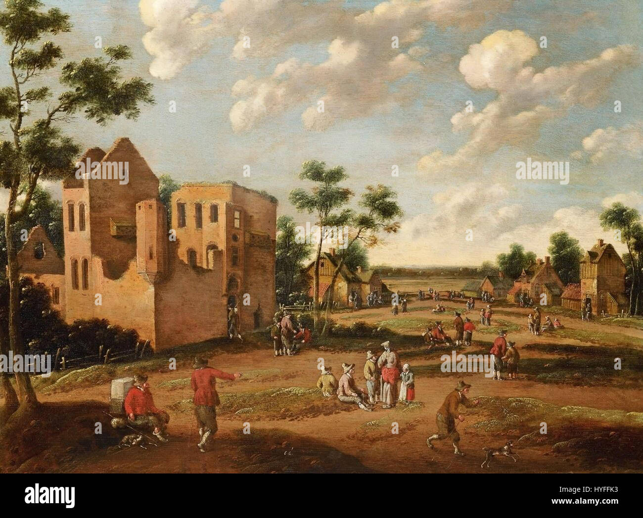 17th century village scene captures hi-res stock photography and images ...