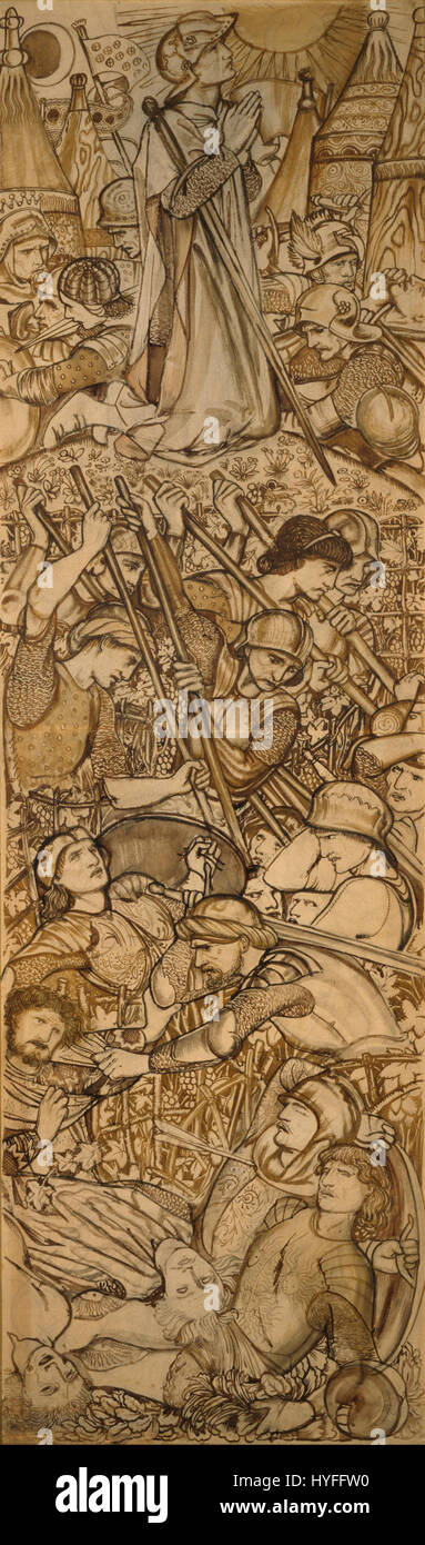 'The Battle of Beth Horon' by Edward Burne-Jones depicts the biblical ...