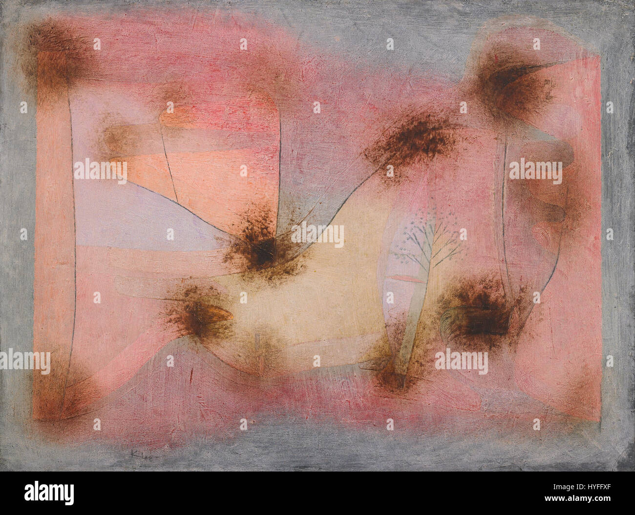 'Hardy Plants' by Paul Klee is a work reflecting Klee's signature use ...