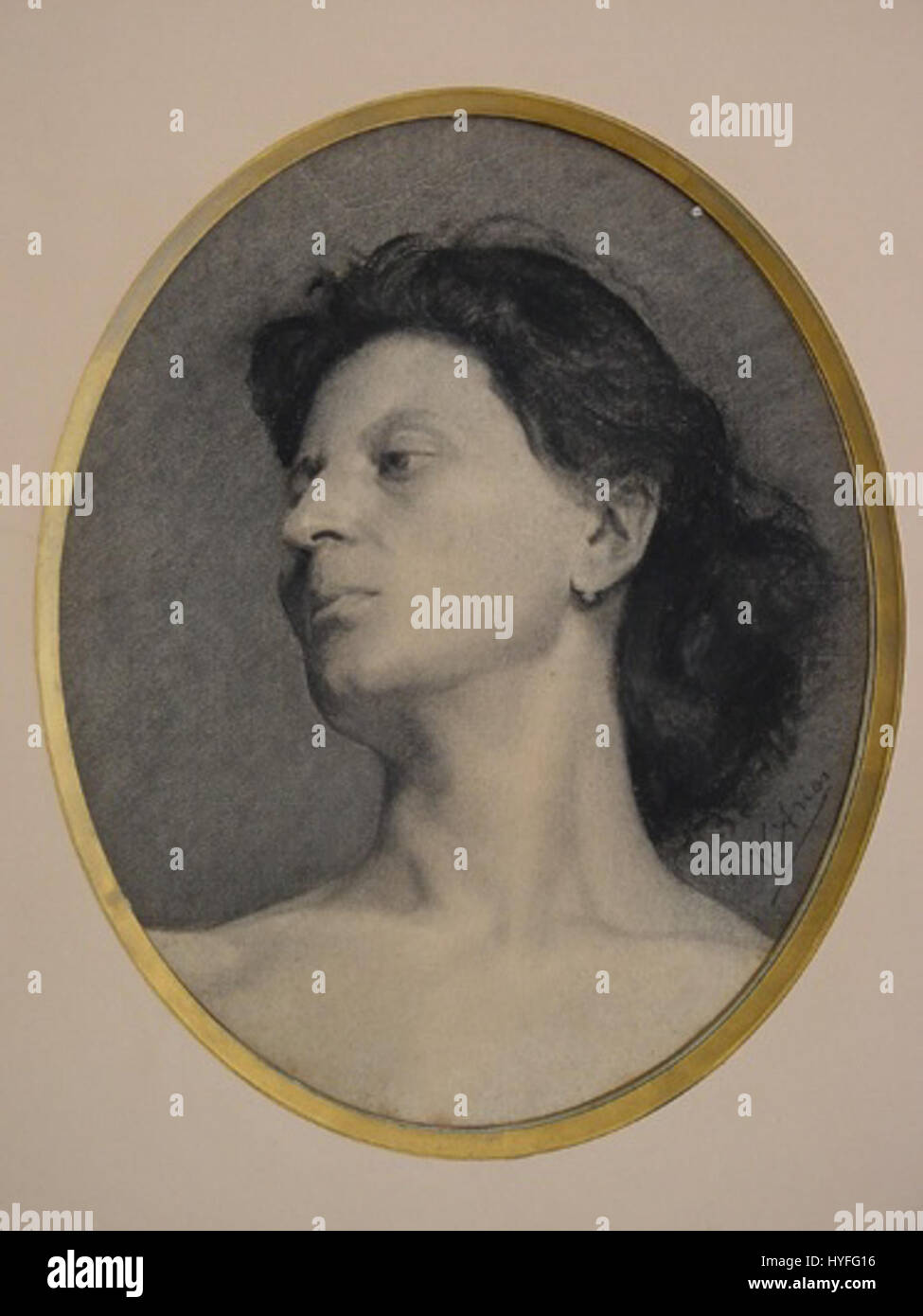 'Estudio de cabeza' by Virginio Arias is a study of the human head ...