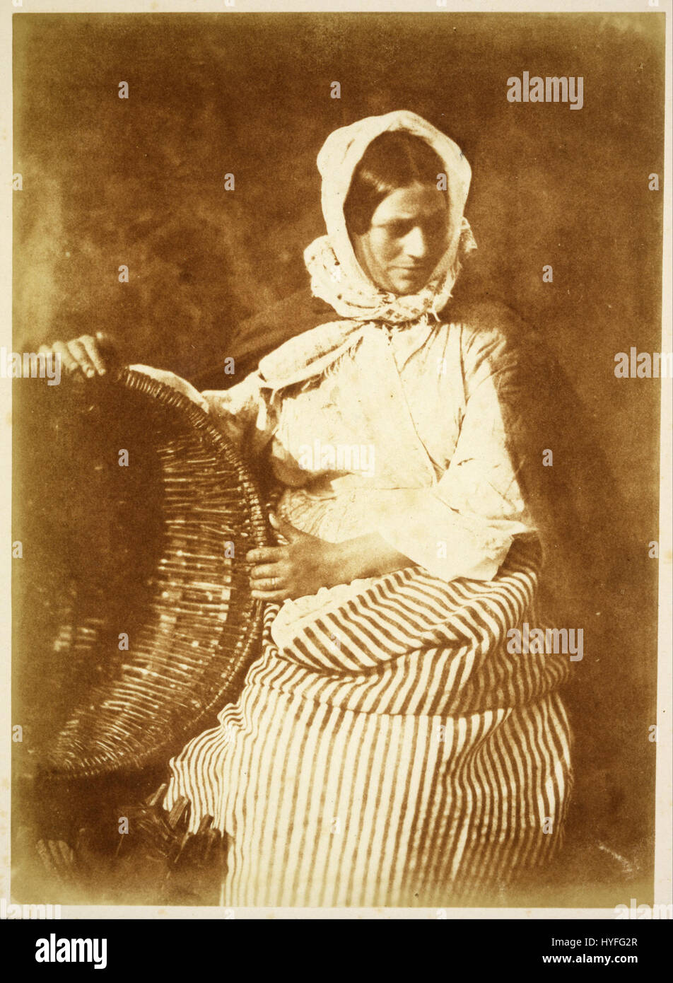 A portrait by Hill & Adamson of Mrs. Elizabeth Johnstone Hall ...