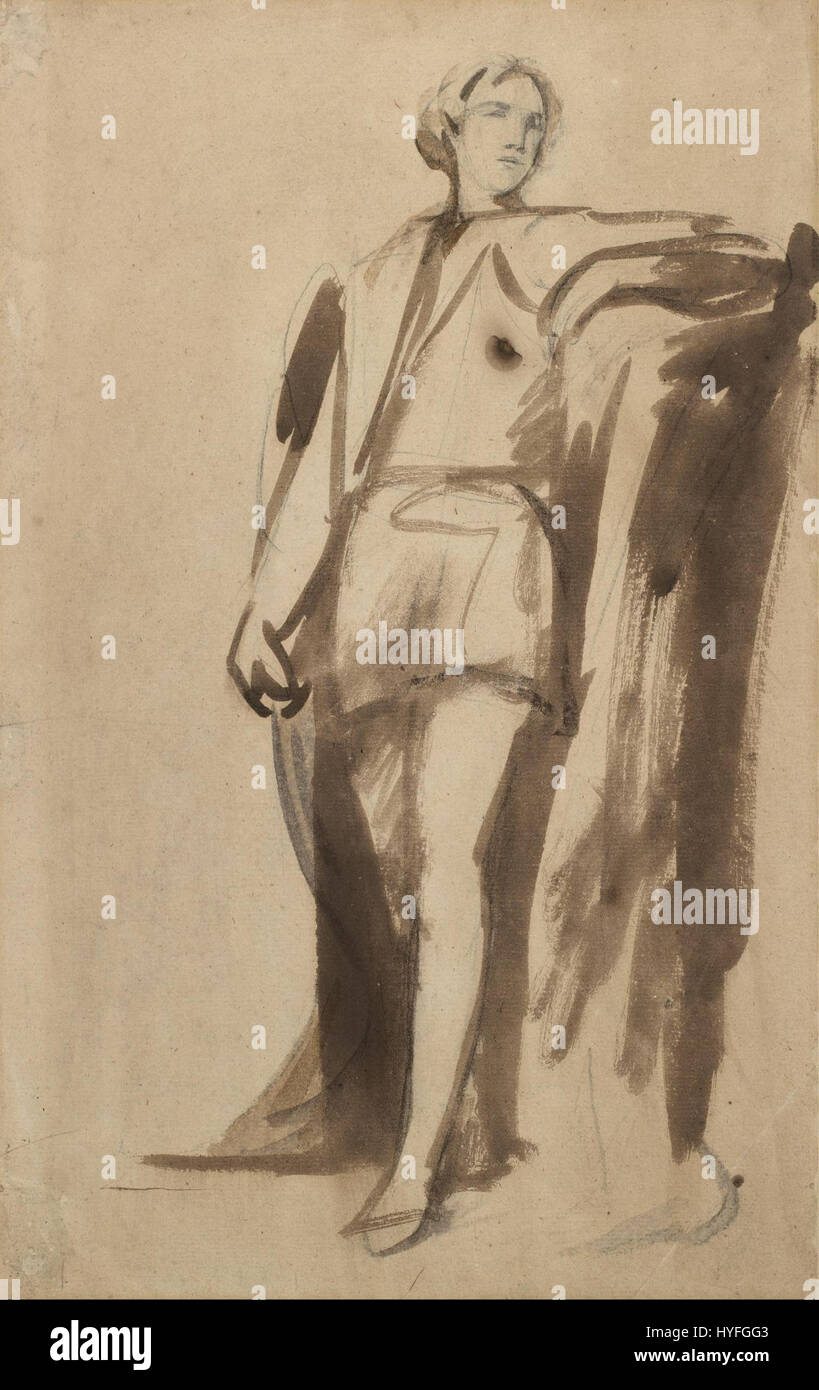 'Portrait of Hamlet' by George Romney is a painting that captures the ...