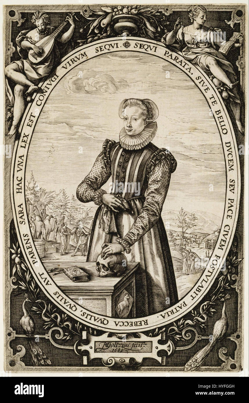 Hendrick Goltzius was a notable Dutch engraver, and Josina Hamels was ...