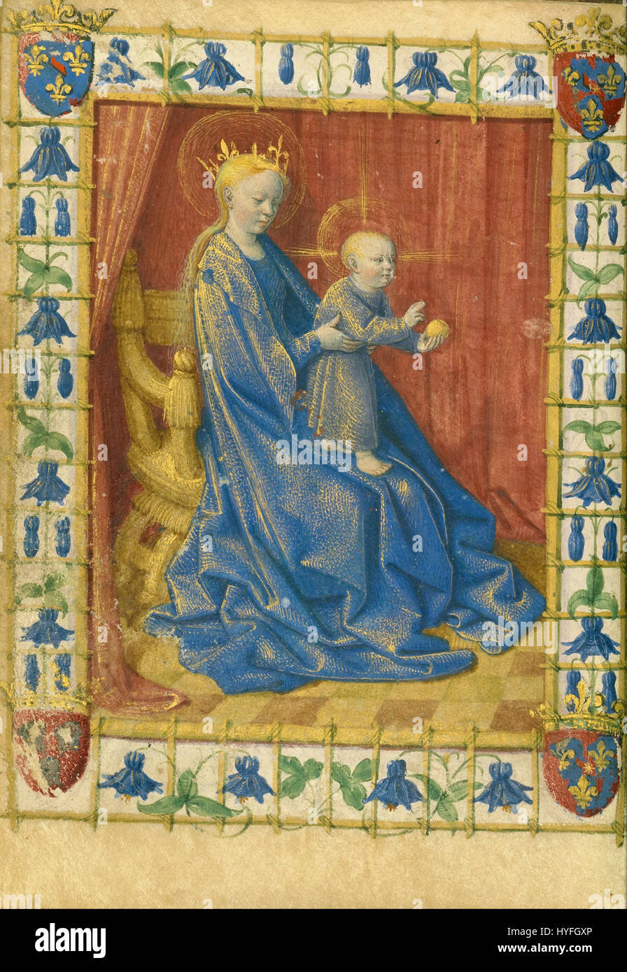 Jean Fouquet’s 'The Virgin and Child Enthroned' is a masterpiece of ...