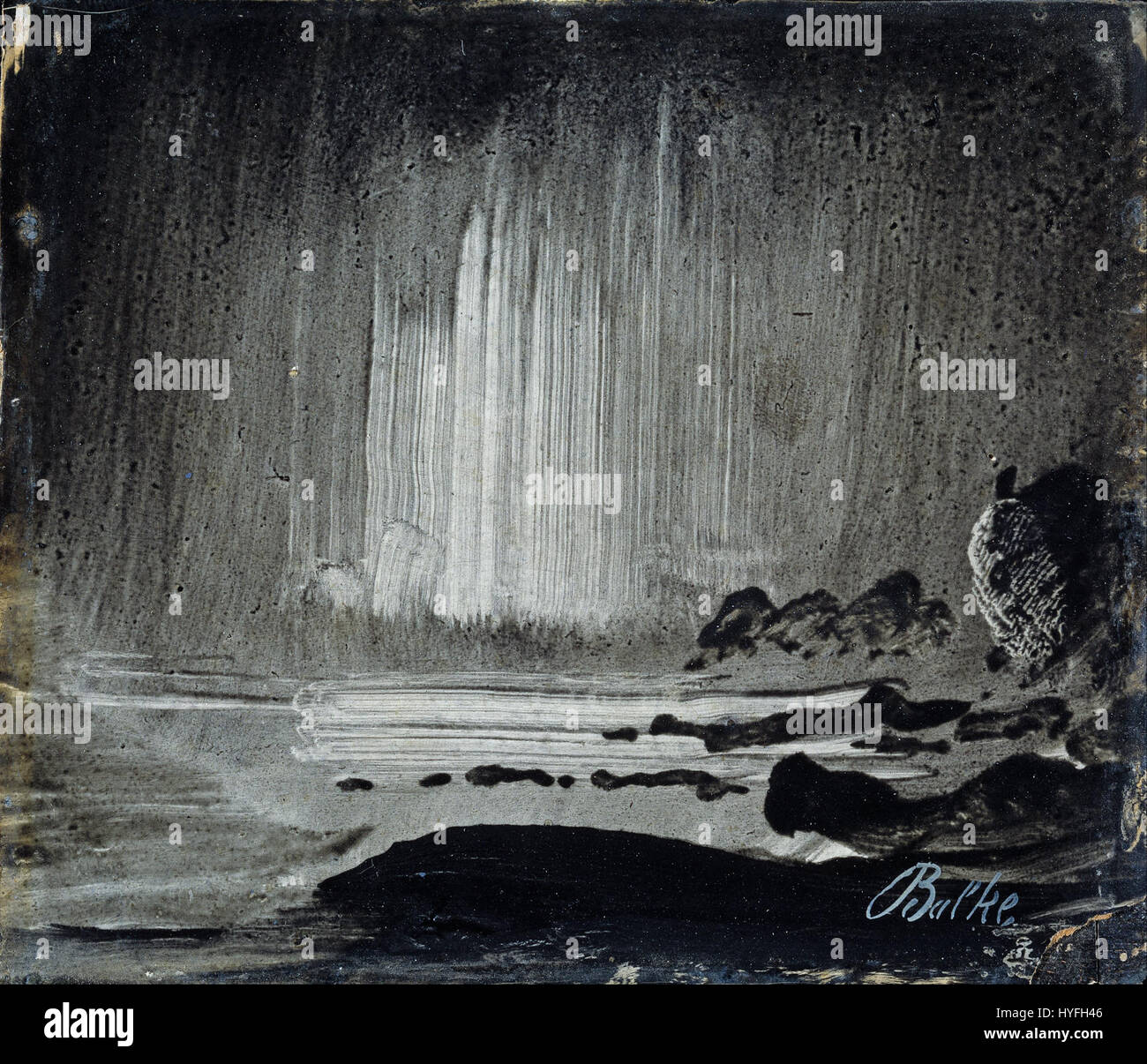 Peder Balke's 'Northern Lights over Coastal Landscape' captures the ...