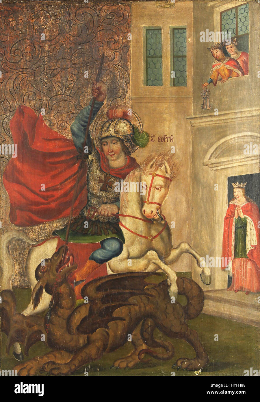 *St. George the Victorious* is a common depiction of the Christian ...