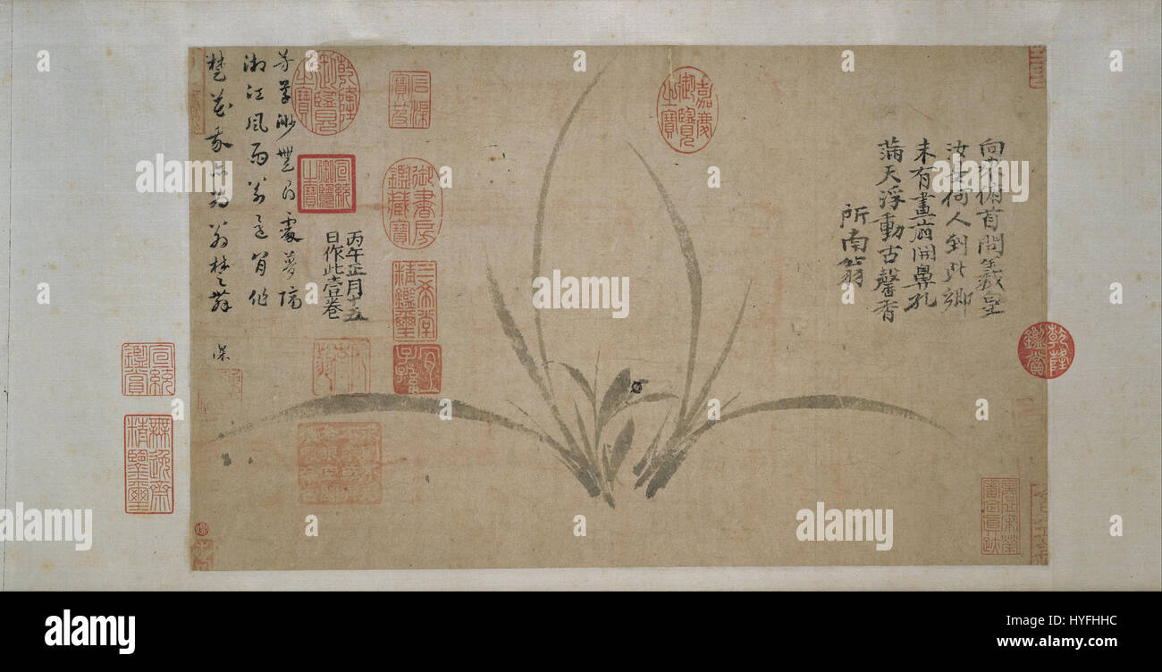 Zheng Sixiao’s 'Orchid' showcases a delicate botanical scene ...