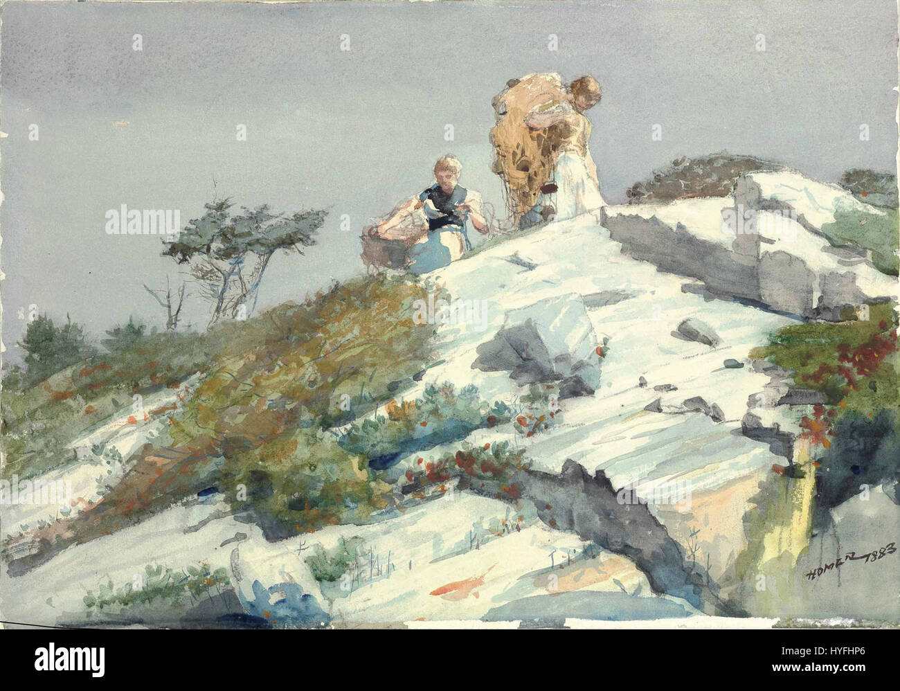 Winslow Homer's 'Rough Work' (1883) illustrates the artist's ...