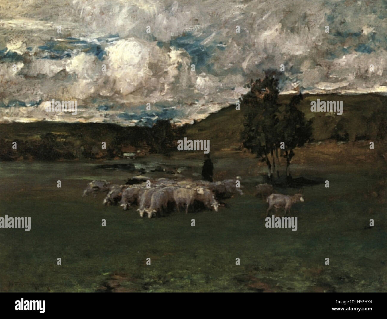 William Merritt Chase View near Polling, 1876 Stock Photo - Alamy