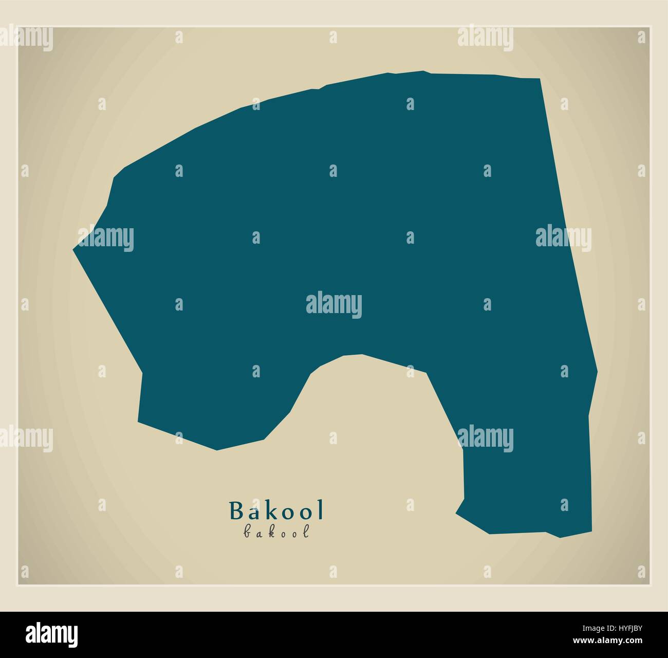Bakool vector map hi-res stock photography and images - Alamy