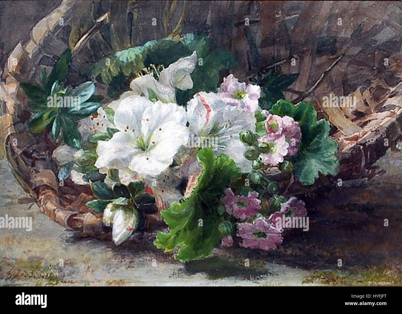 This still life painting by Gerardina Jacoba van de Sande Bakhuyzen ...