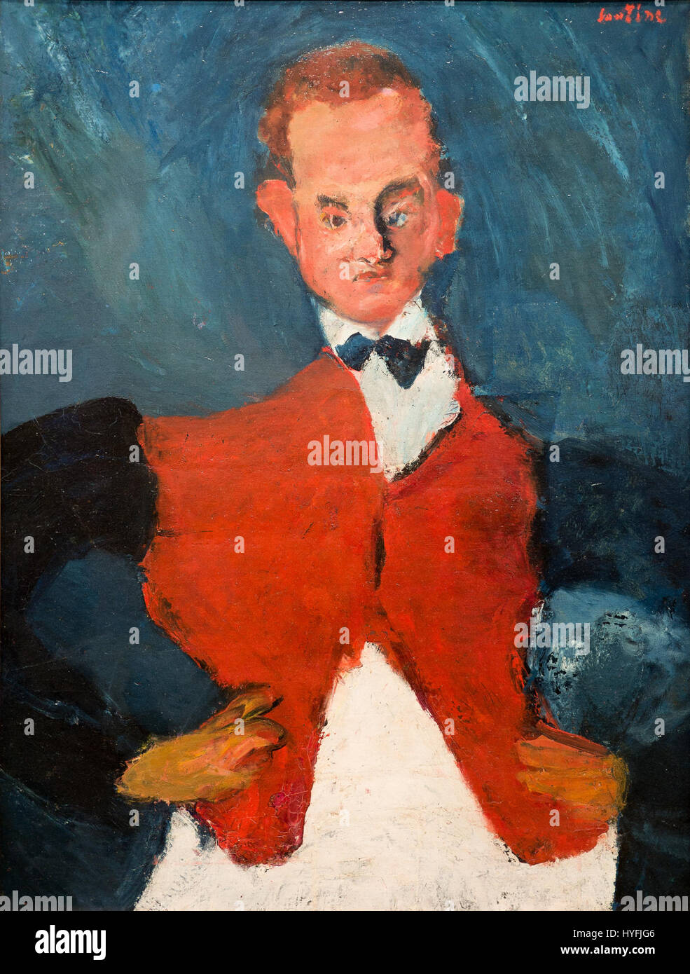 The painting 'Soutine 2014 16' showcases the dynamic, expressionist ...