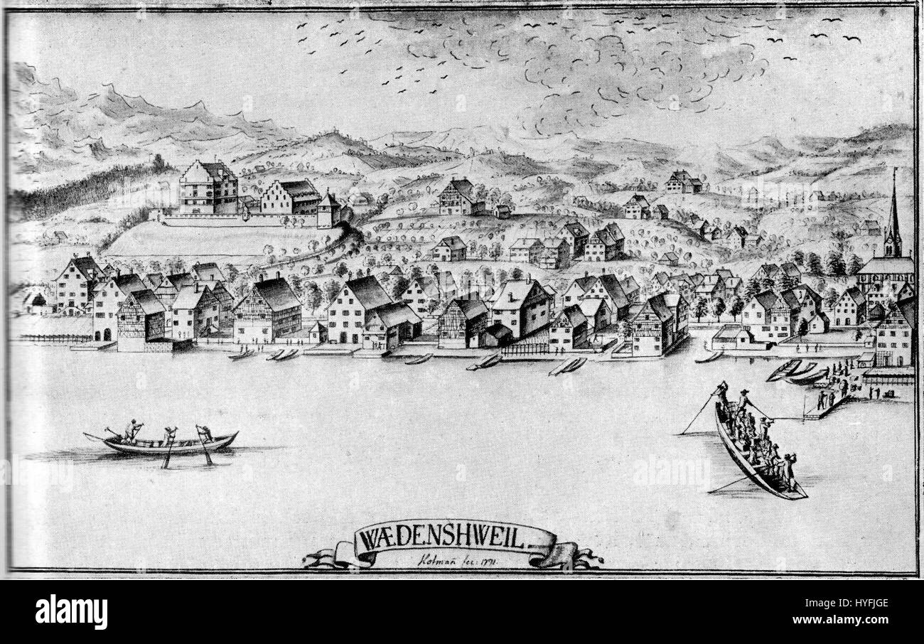 The 1771 prospectus by J.J. Hofmann is a historical document from ...