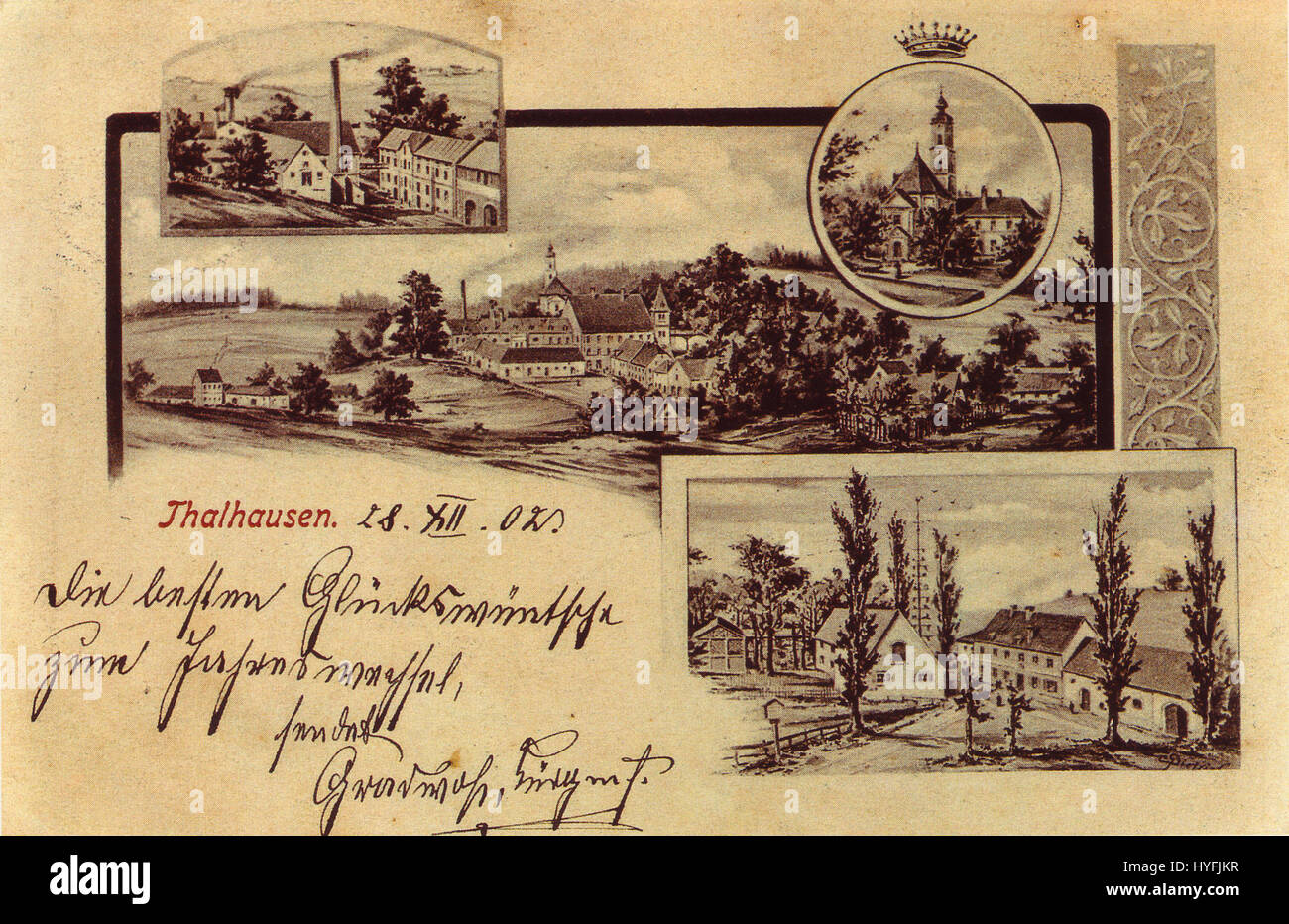 Vintage postcard germany hi-res stock photography and images - Alamy