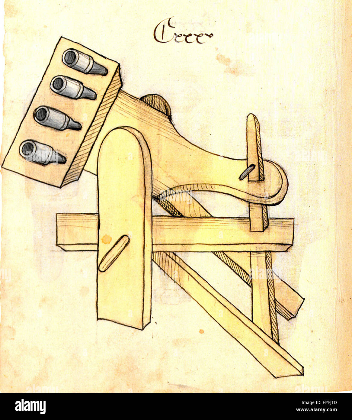 'Bellifortis' by Konrad Kyeser is a medieval manuscript focusing on ...