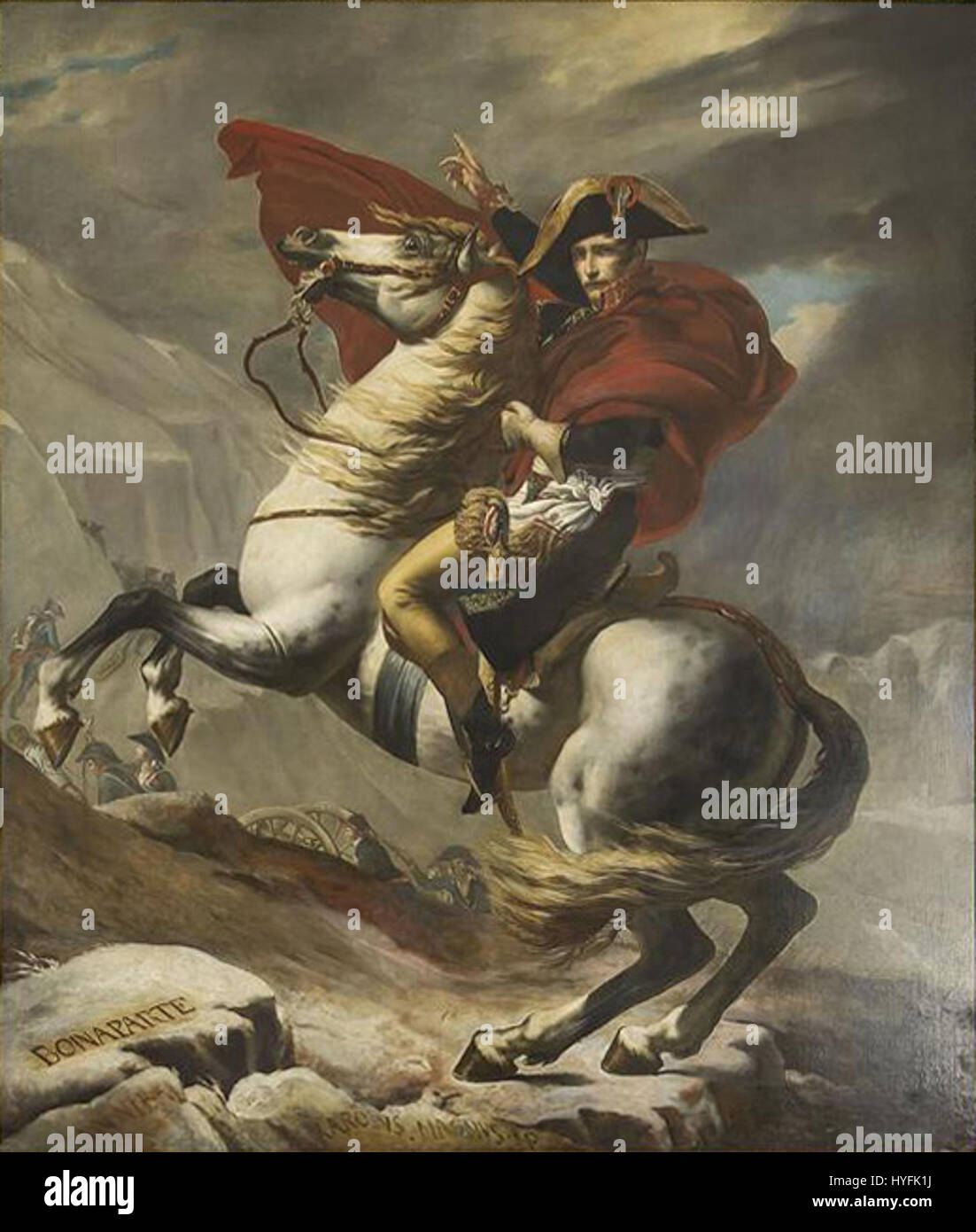 This 1840 painting by Rouget, a copy of the famous work by Jacques ...