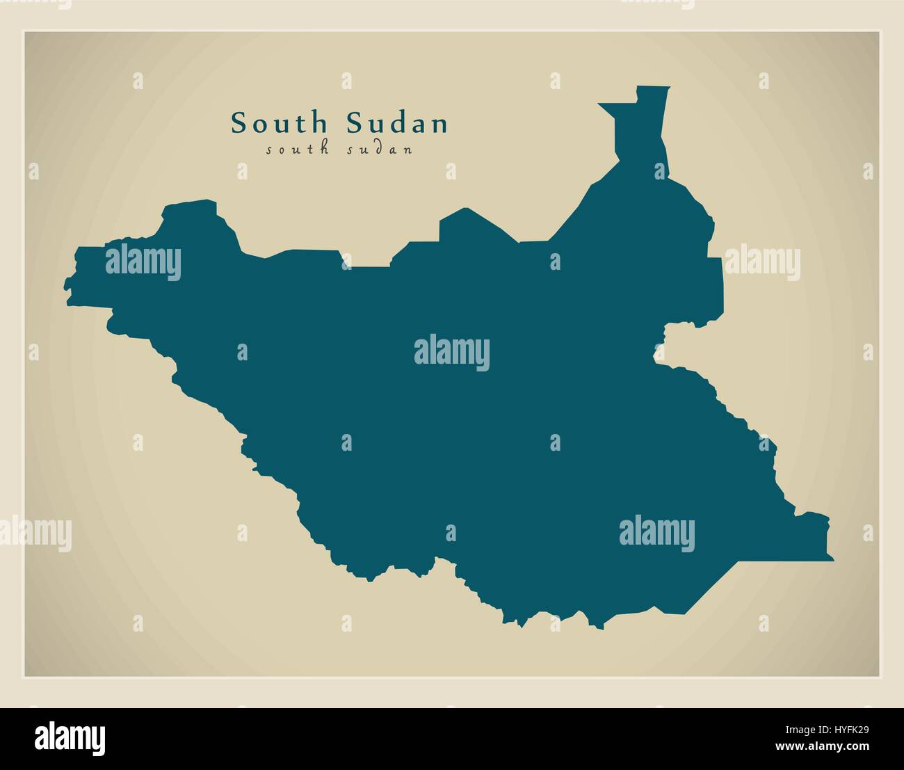 Map of sudan hi-res stock photography and images - Alamy