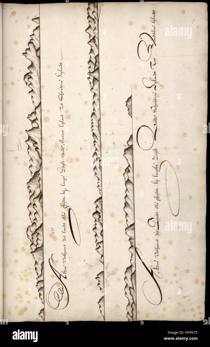 The ship's journal of Abel Tasman, a 17th-century Dutch explorer ...