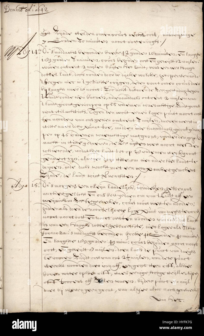 The 'Scheepsjournaal' of Abel Tasman is a historical maritime journal ...