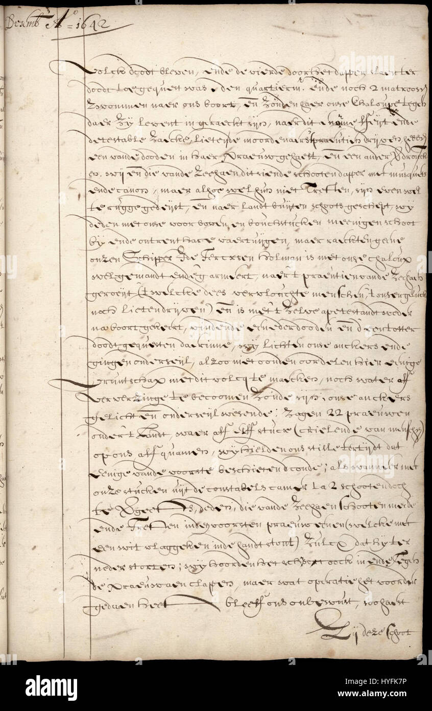 This historical logbook entry belongs to the voyage of Abel Tasman ...