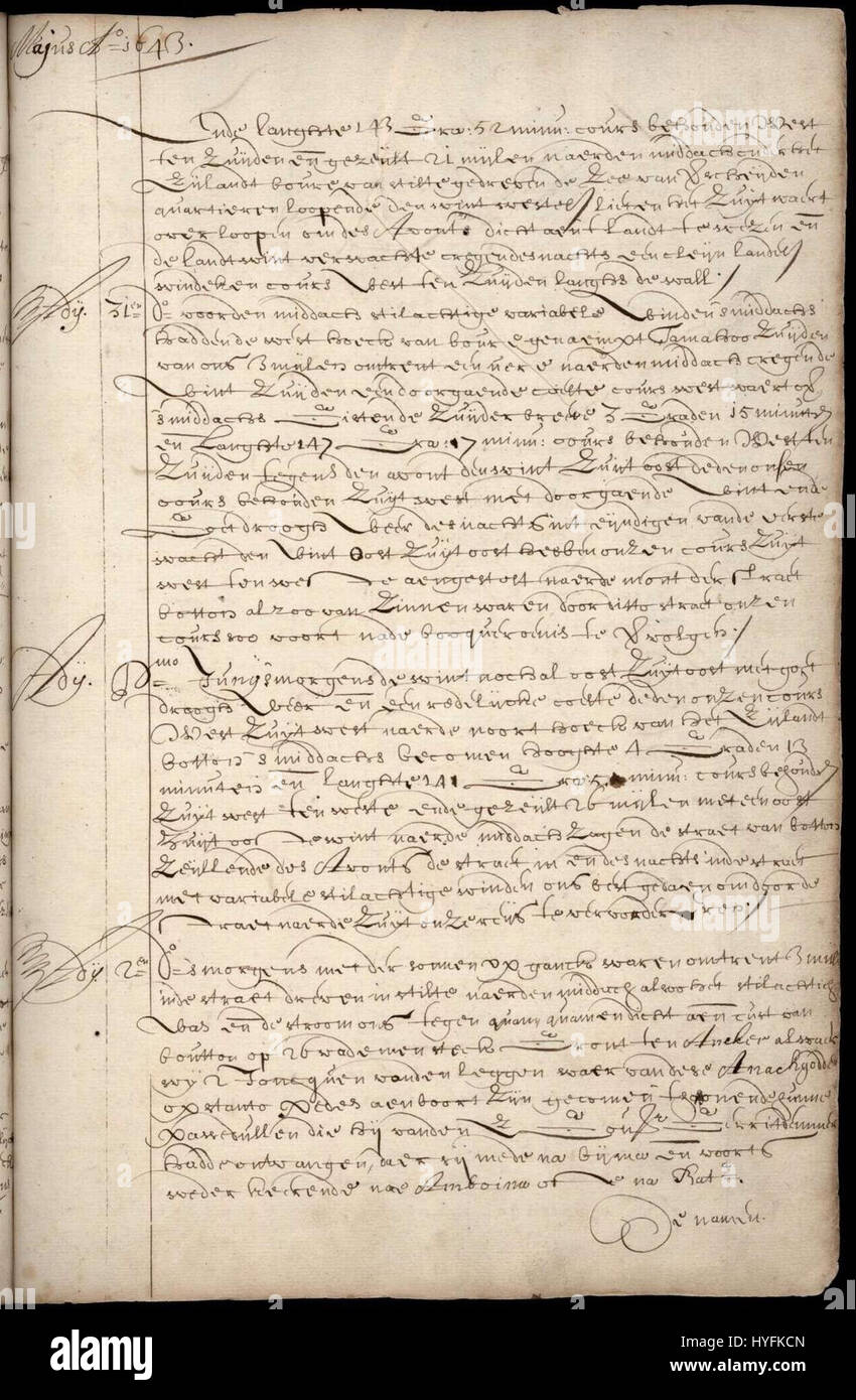 This ship’s journal from the famous explorer Abel Tasman is a primary ...
