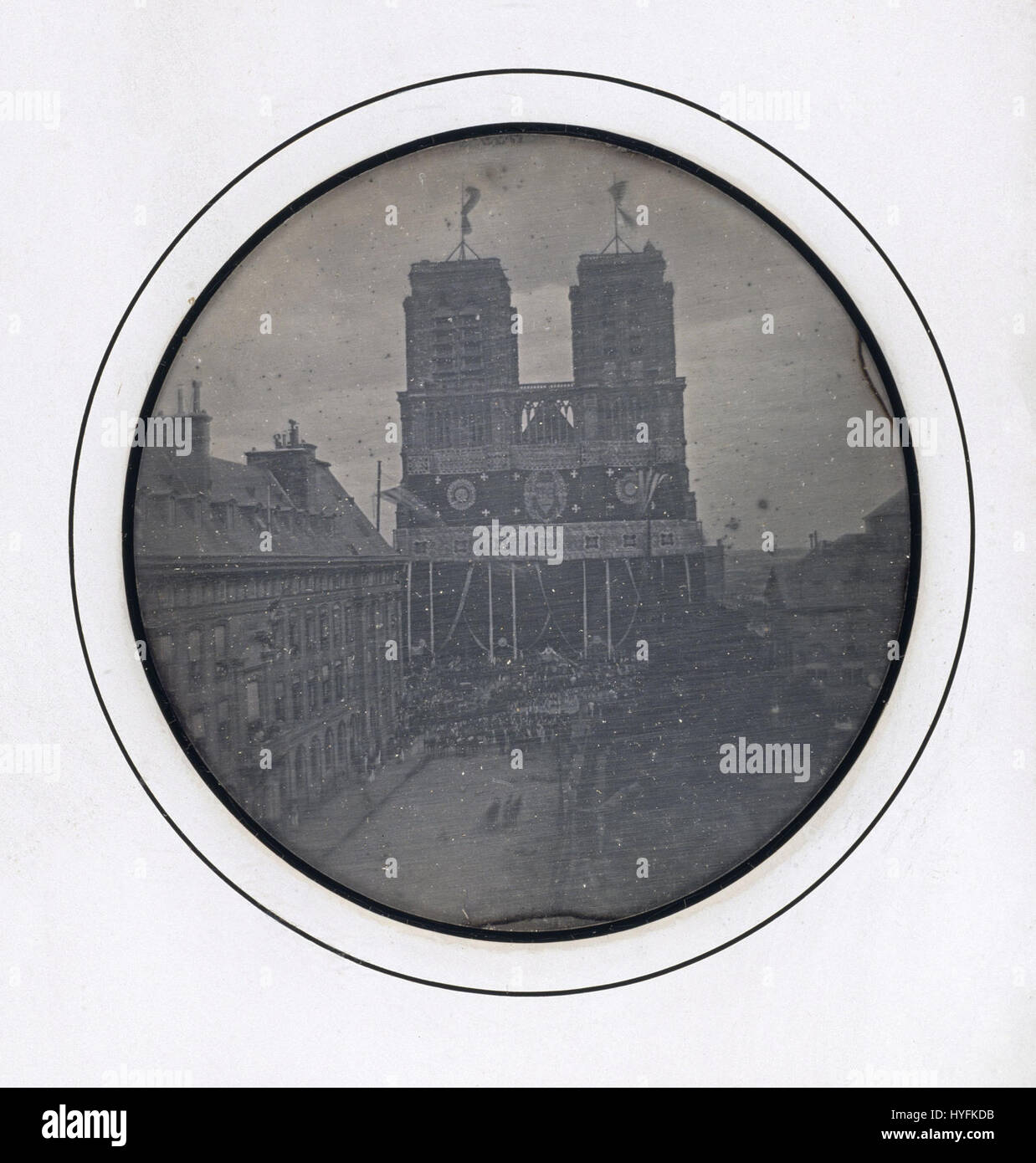 Marc Antoine Gaudin's 'The Burial of the Duke of Orleans' portrays a ...