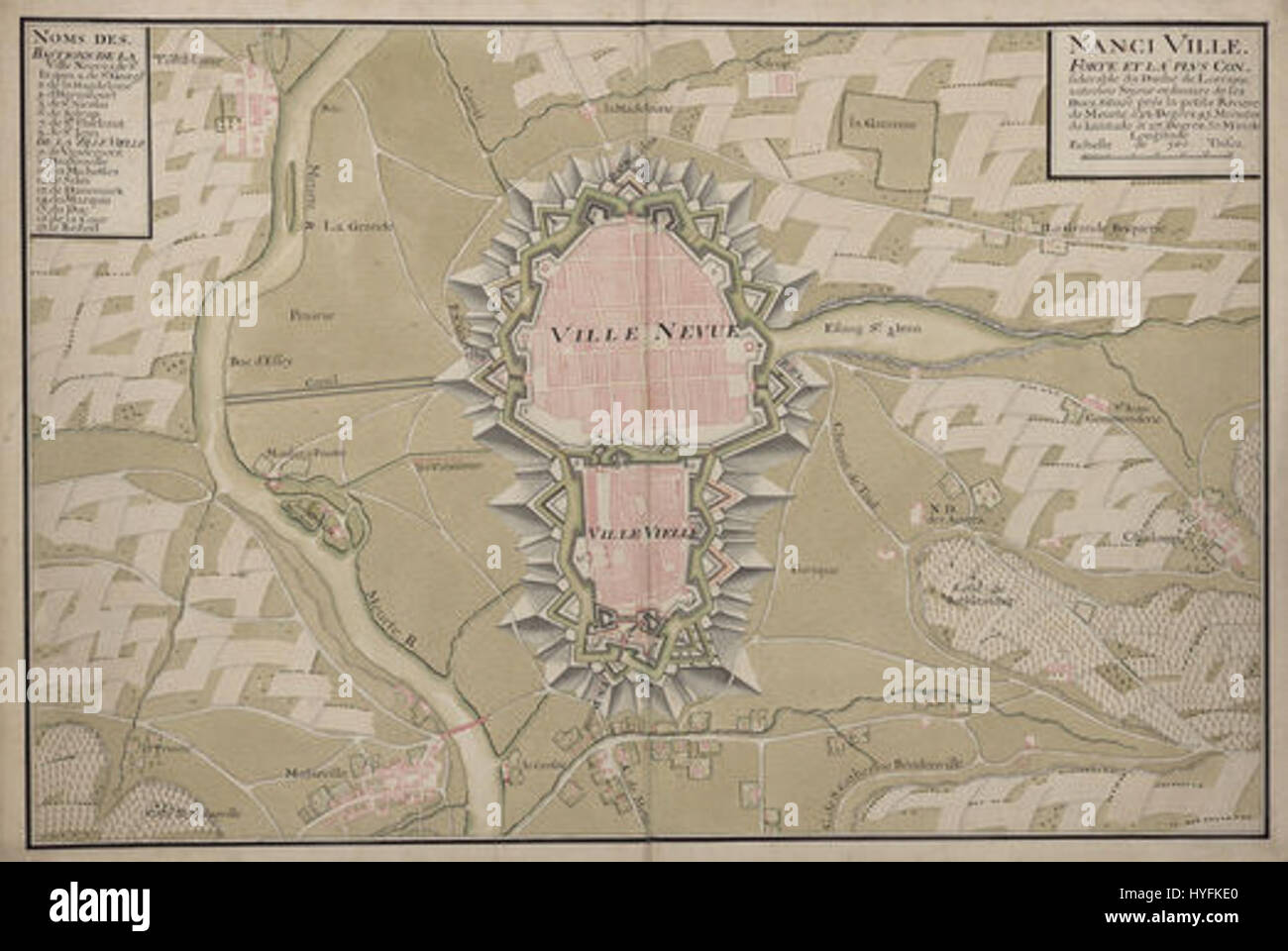 Map nancy hi-res stock photography and images - Alamy