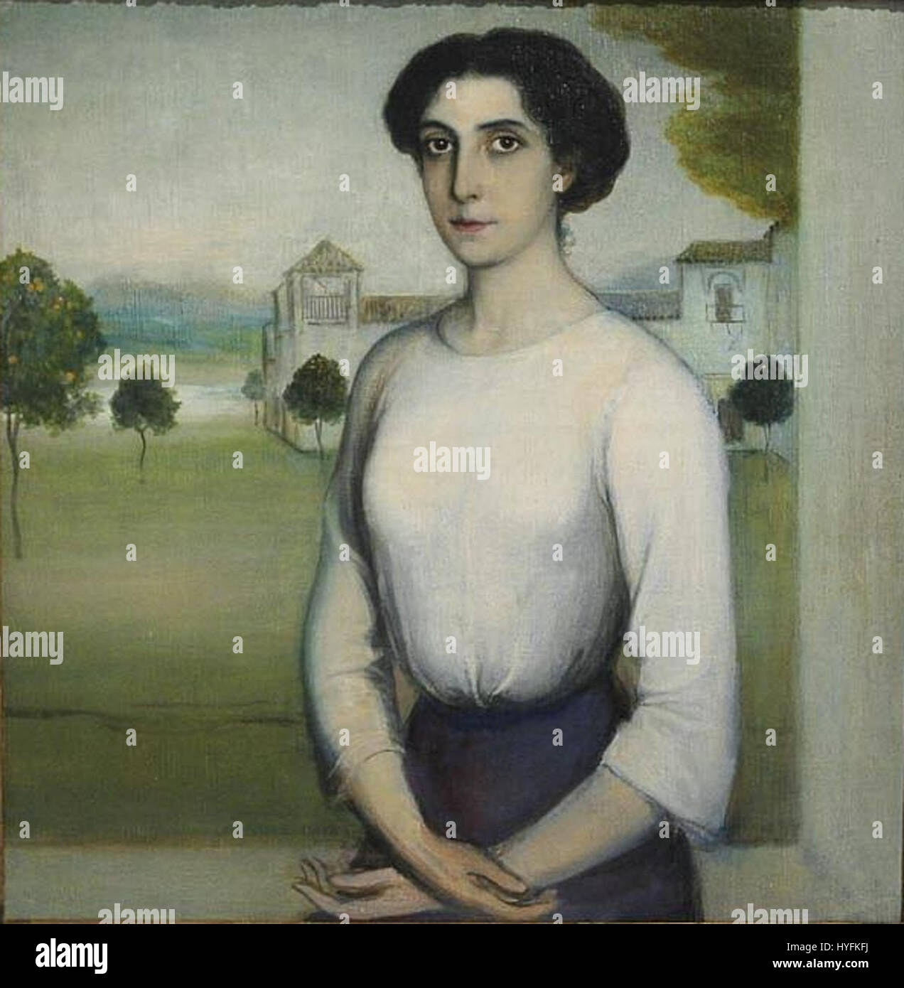 'Socorro Miranda' is a portrait by Spanish painter Julio Romero de ...