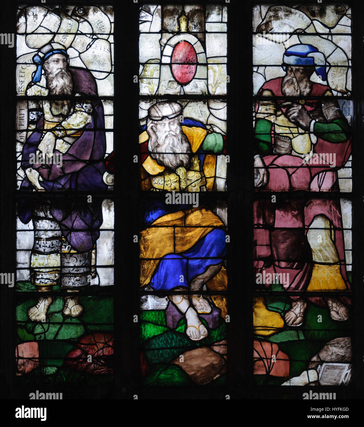 Jesse tree stained glass window hi-res stock photography and images - Alamy