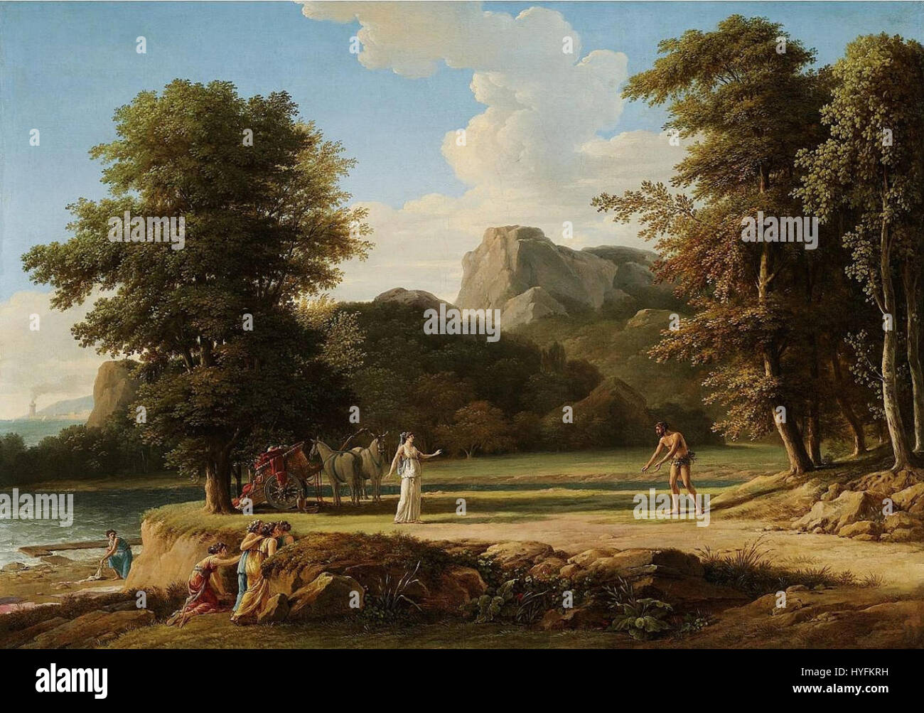 'Ulysses imploring the assistance of Nausicaa' by Pierre Henri de ...