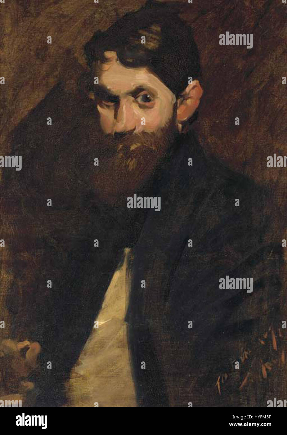 George Bellows' 1907 portrait of August Lundberg showcases the artist's ...