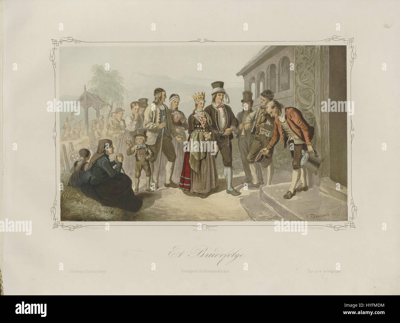 The 'Norske Folkelivsbilleder' (Norwegian Folk Life Images) provides a ...
