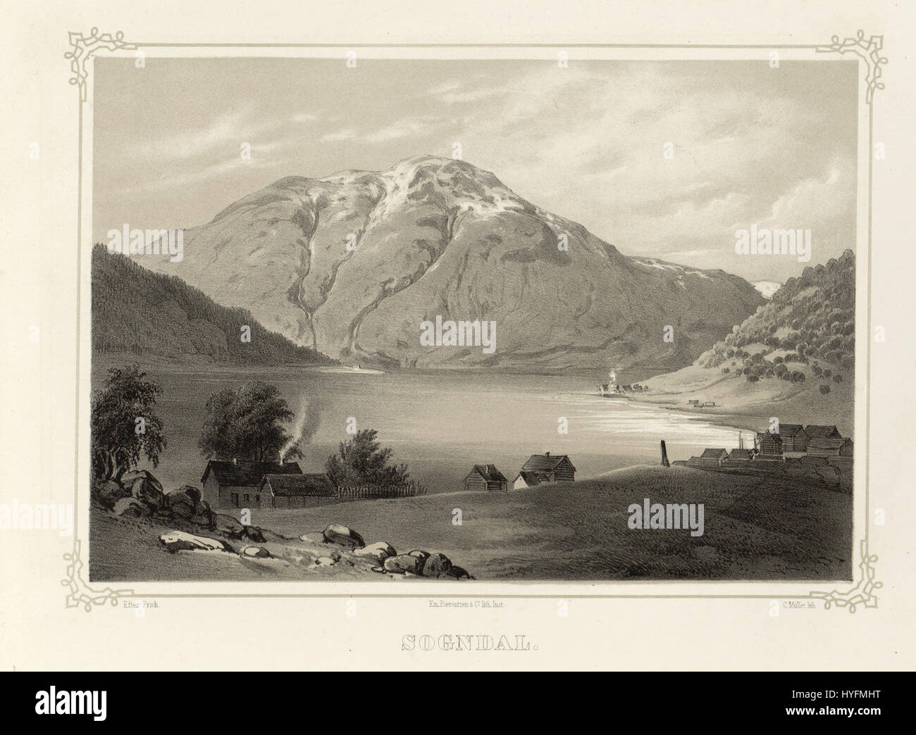 'Norge fremstillet i Tegninger' is a Norwegian book series published ...