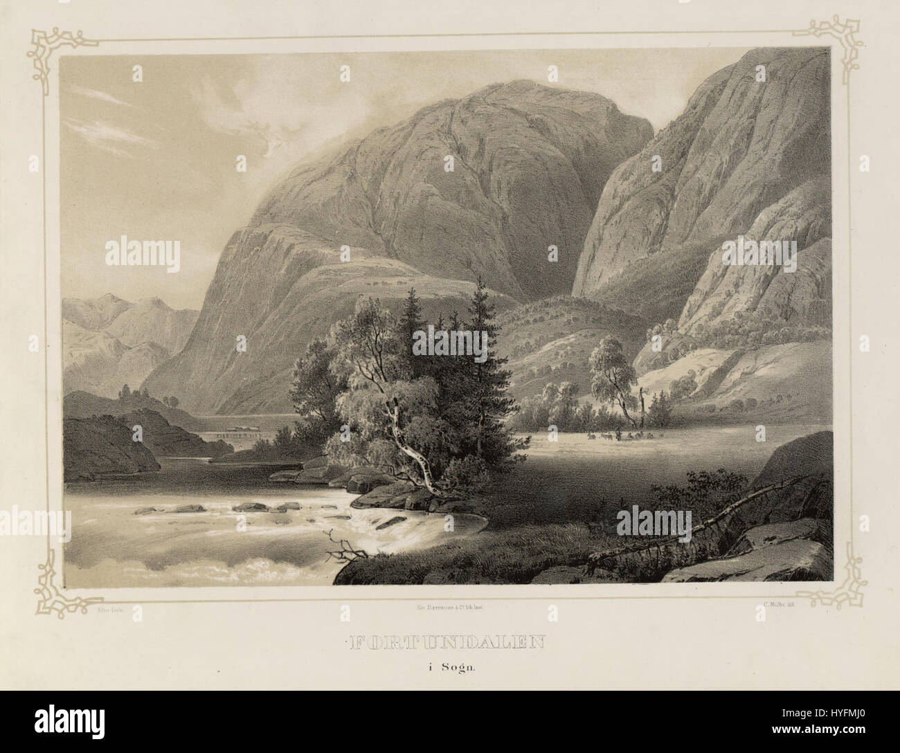 This collection, titled ‘Norge fremstillet i Tegninger’ (translated as ...