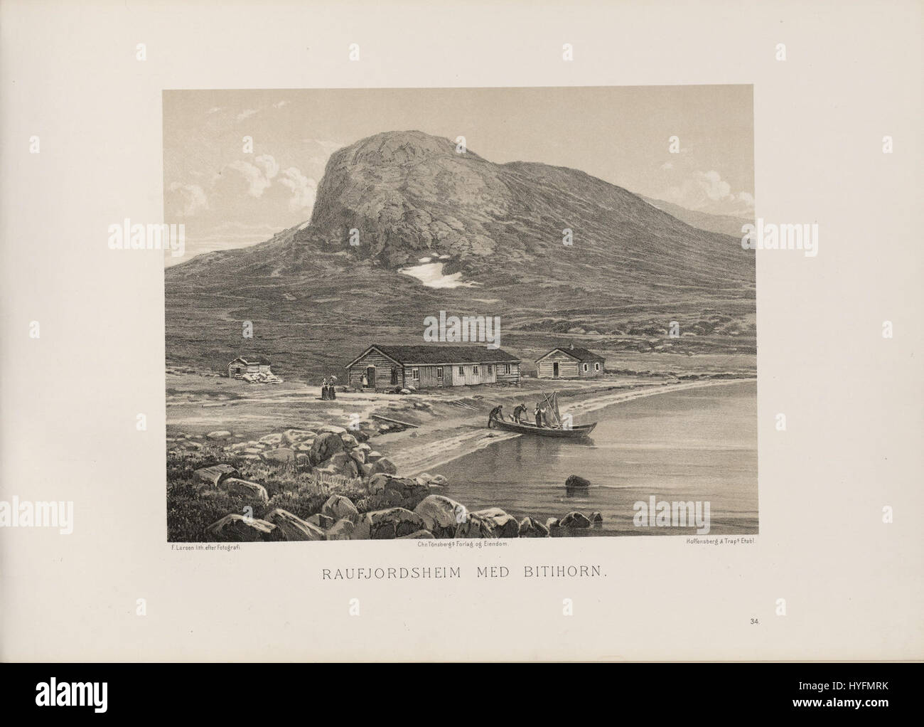 This artwork is from 'Norge fremstillet i Tegninger,' a collection of ...