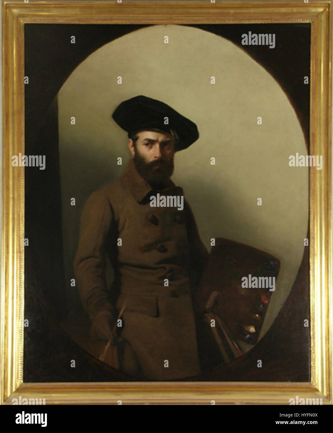 'Ritratto del pittore Carlo Bellosio' by Mauro Conconi is a portrait of ...