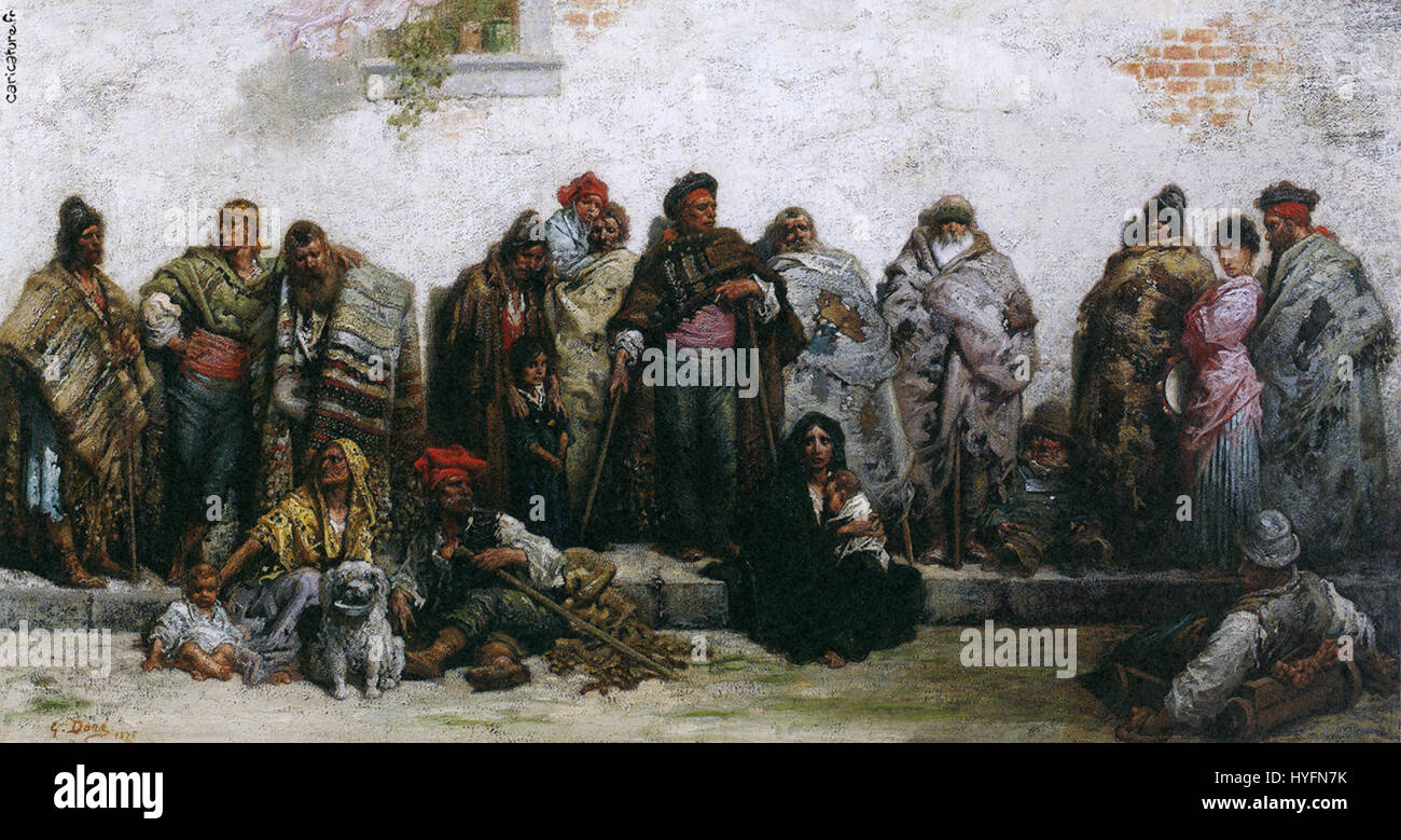 Beggars 19th century hi-res stock photography and images - Alamy