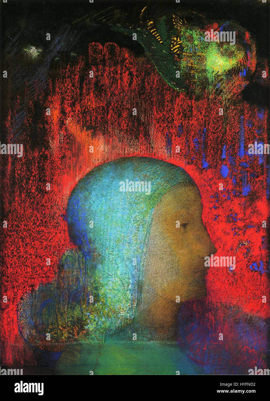 *Jeanne d'Arc* by Odilon Redon, created around 1900, portrays the ...