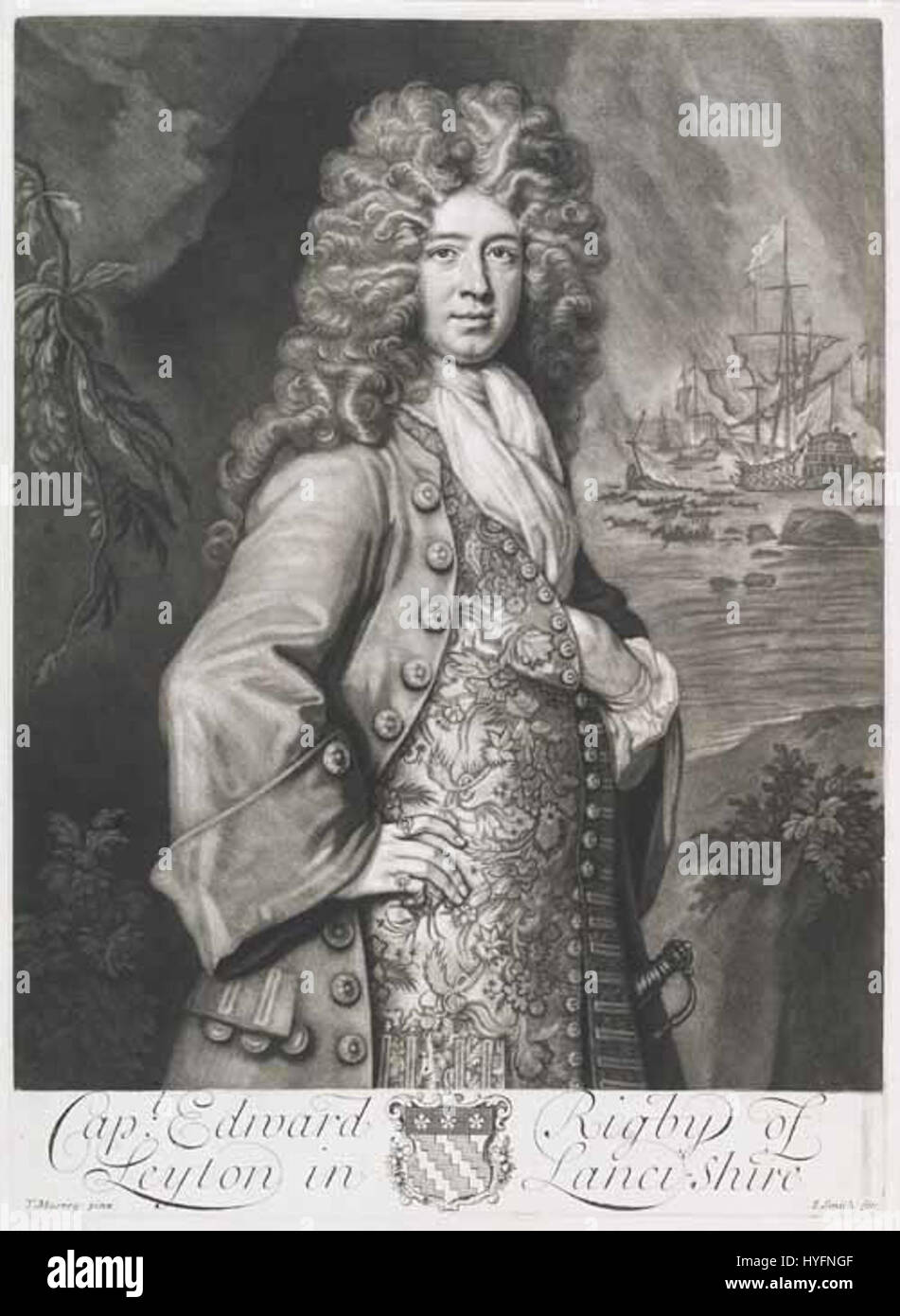 Captain Edward Rigby Stock Photo - Alamy