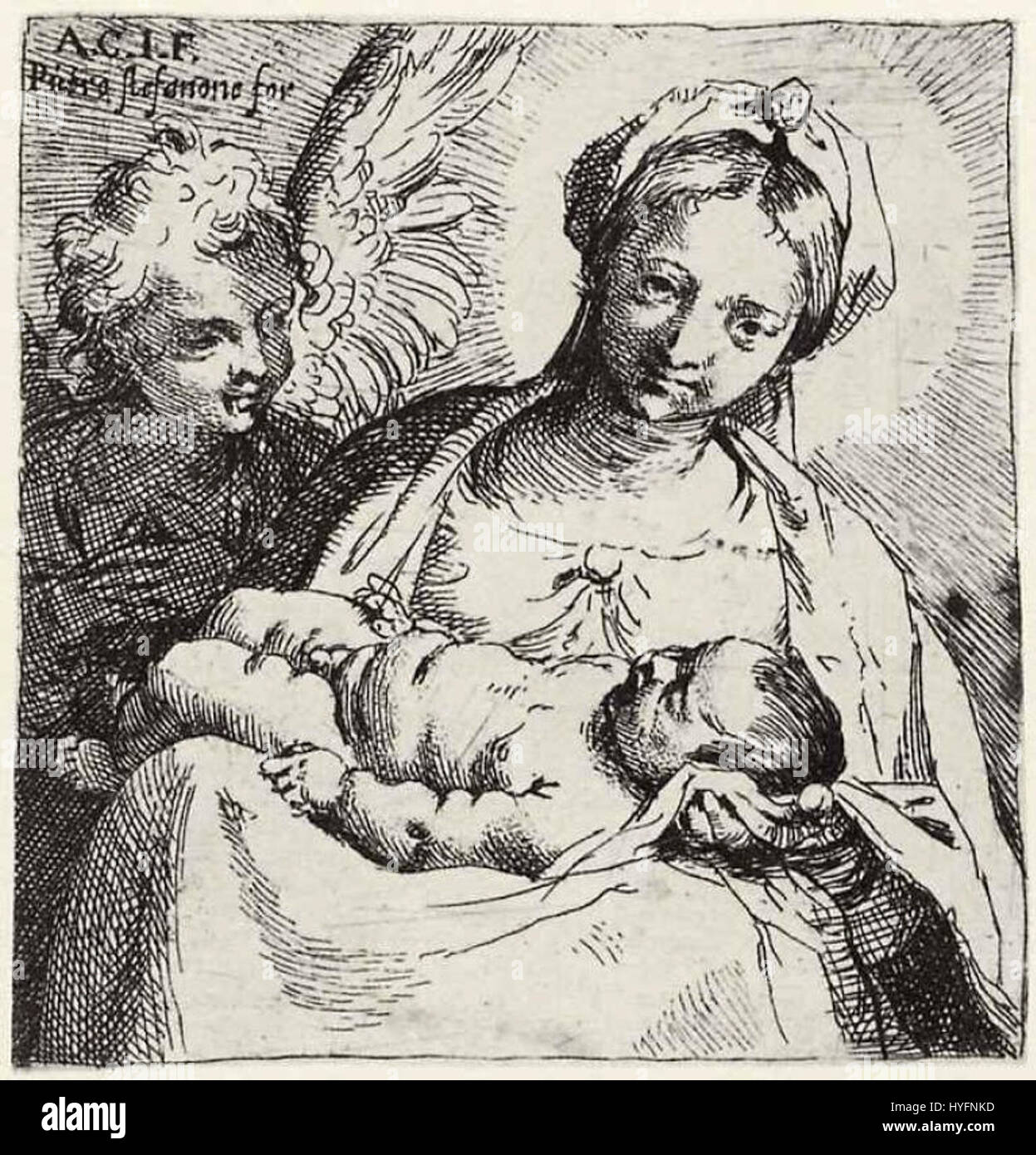 Christ child angel hi-res stock photography and images - Alamy