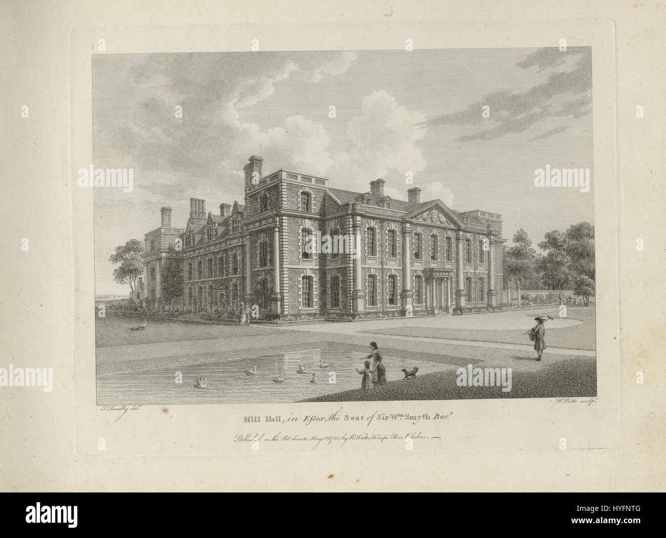 'Seats of the Nobility and Gentry' depicts the social hierarchy and ...