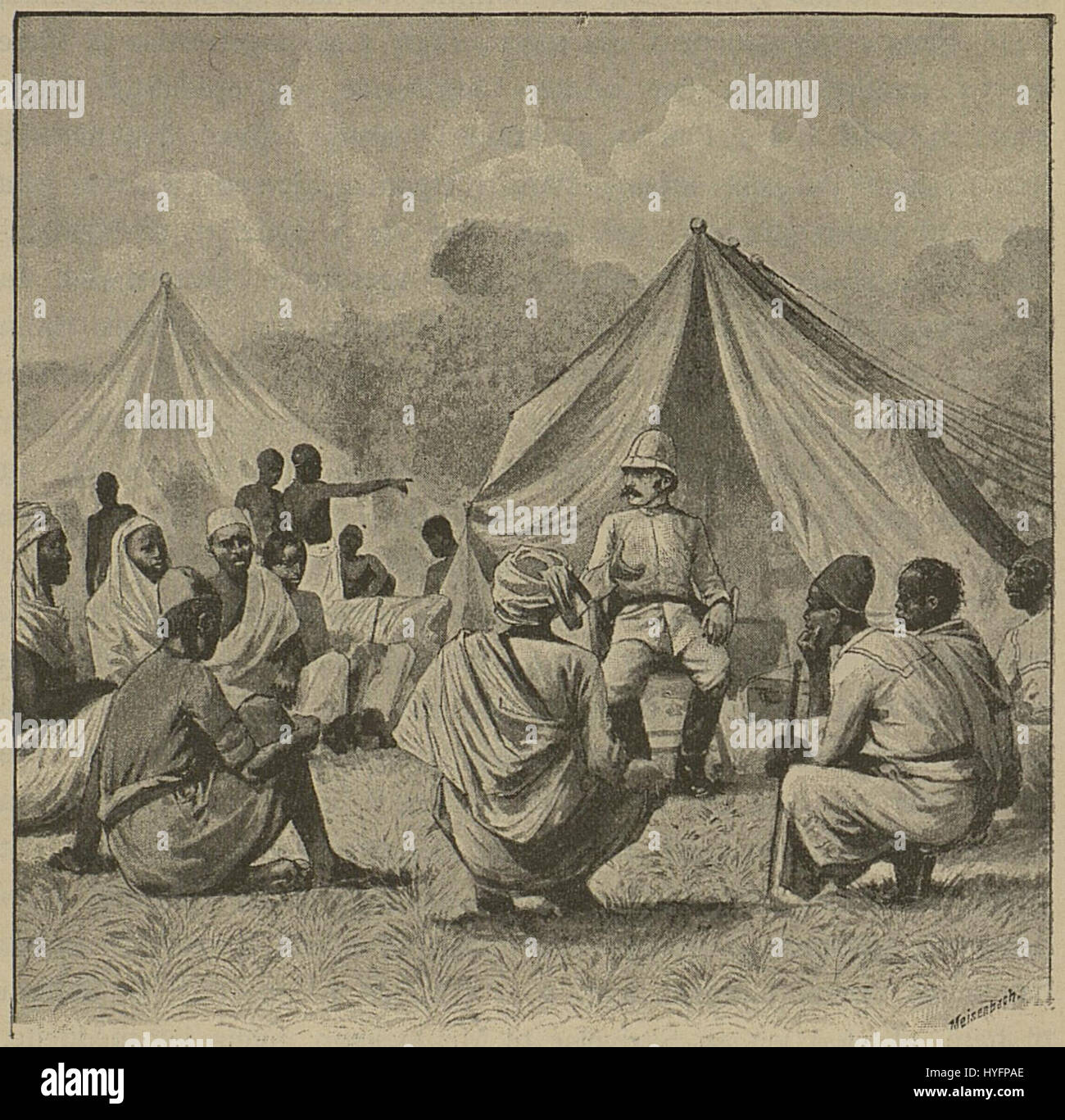 The 'Den tyske Emin Pascha Expedition' document, dated 19th century ...