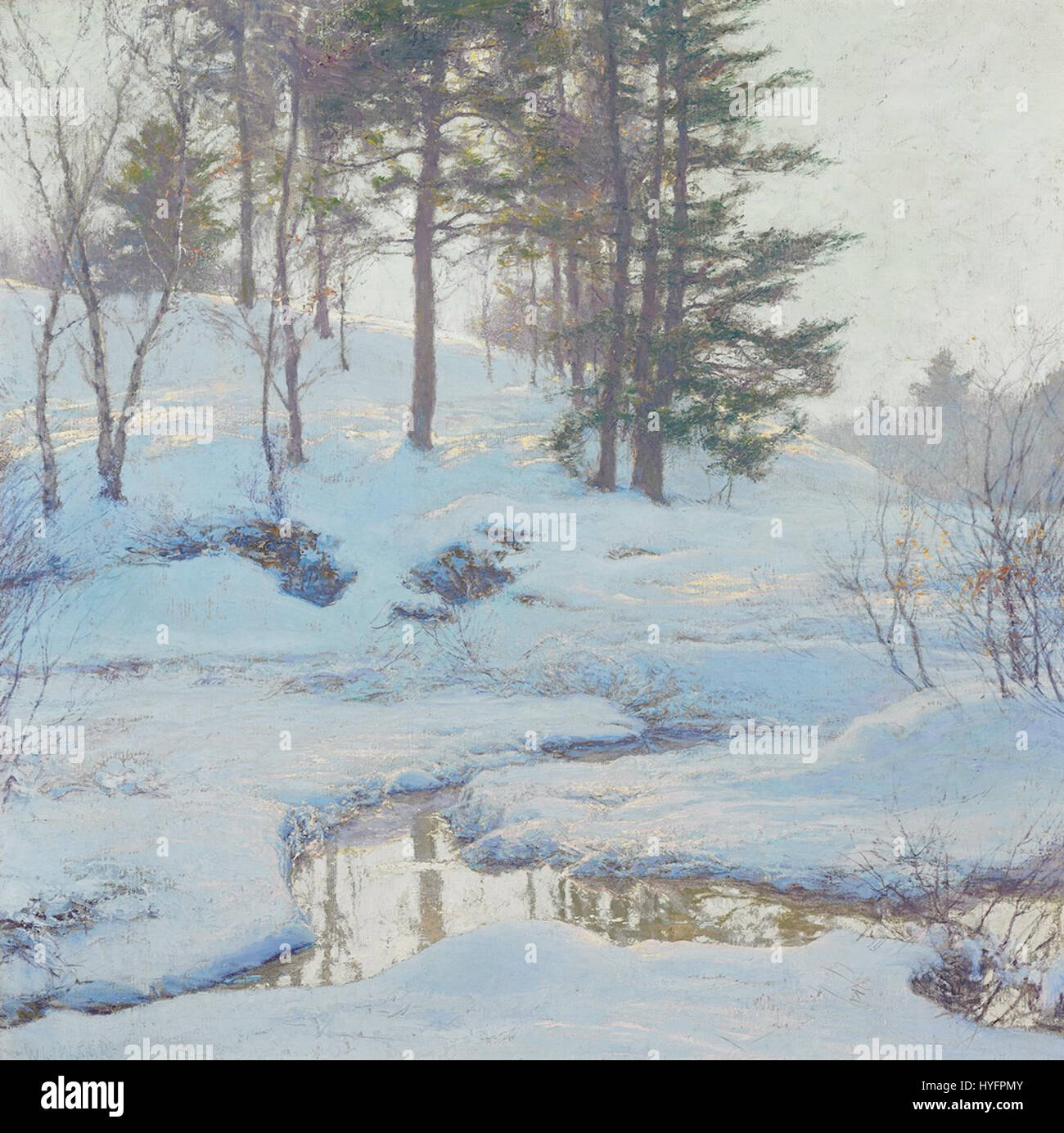 'Winter Reflections' is a painting by American artist Walter Launt ...