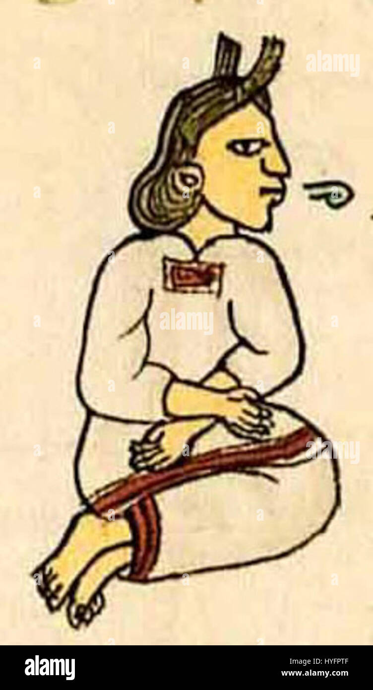 This depiction of an Aztec woman speaking emphasizes the role of women ...