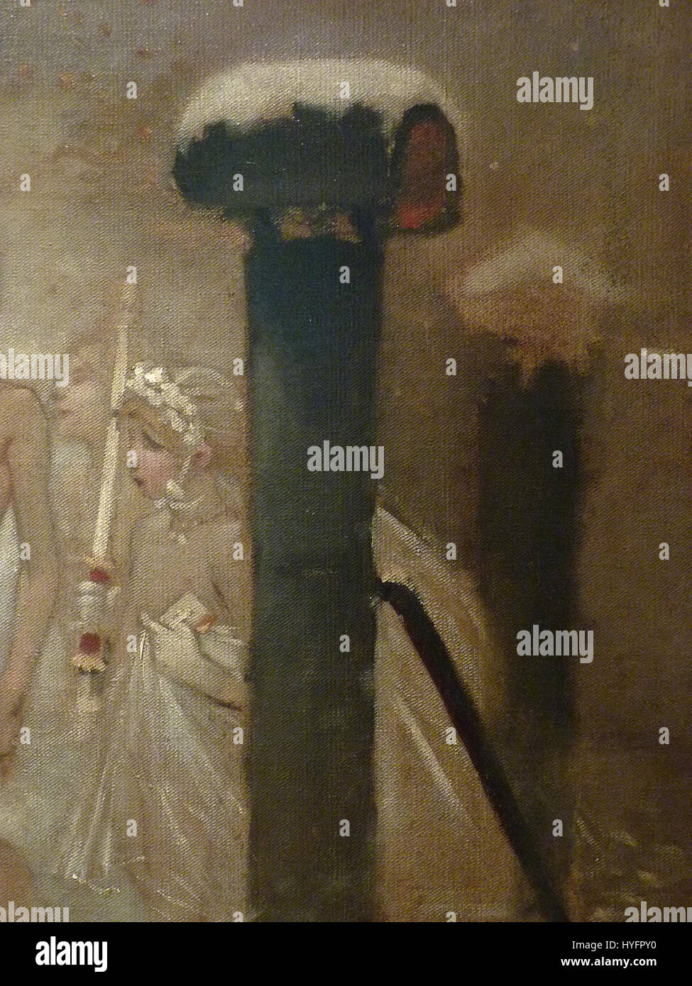 'Parce Domine Detail 158' by Adolphe Willette, painted in 1884, is part ...