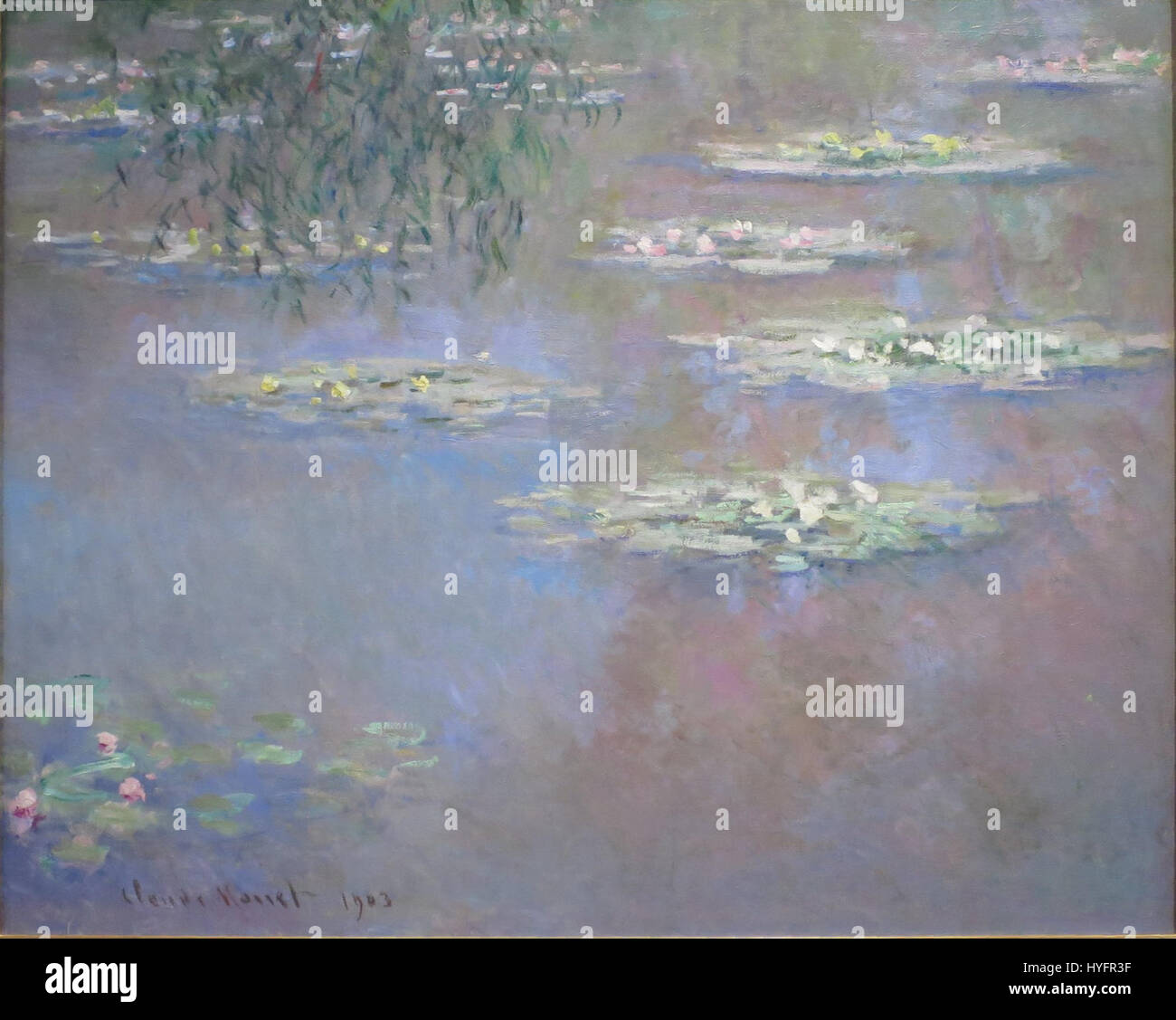 *Water Lilies* (1903) by Claude Monet is a celebrated Impressionist ...