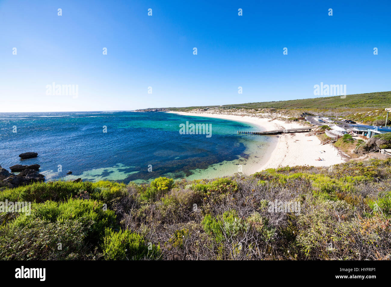 Gnarabup beach on the Indian Ocean, south of Margaret river, Western ...