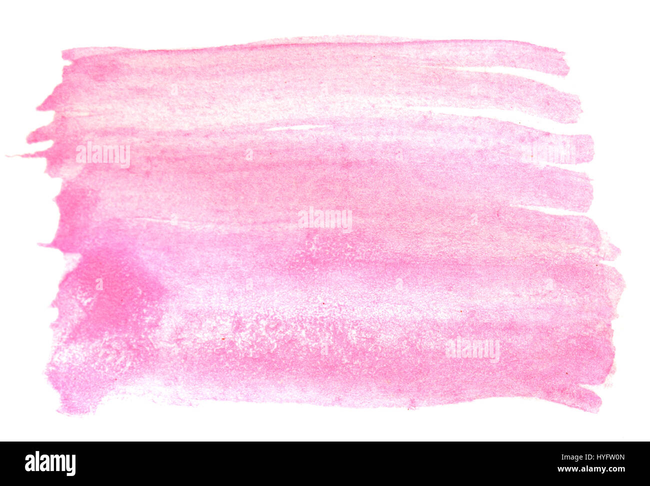 pink watercolor strokes on white Stock Photo - Alamy