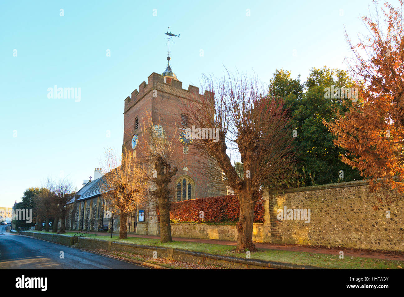 The Church of St John the Baptist, Southover, Lewes Stock Photo - Alamy